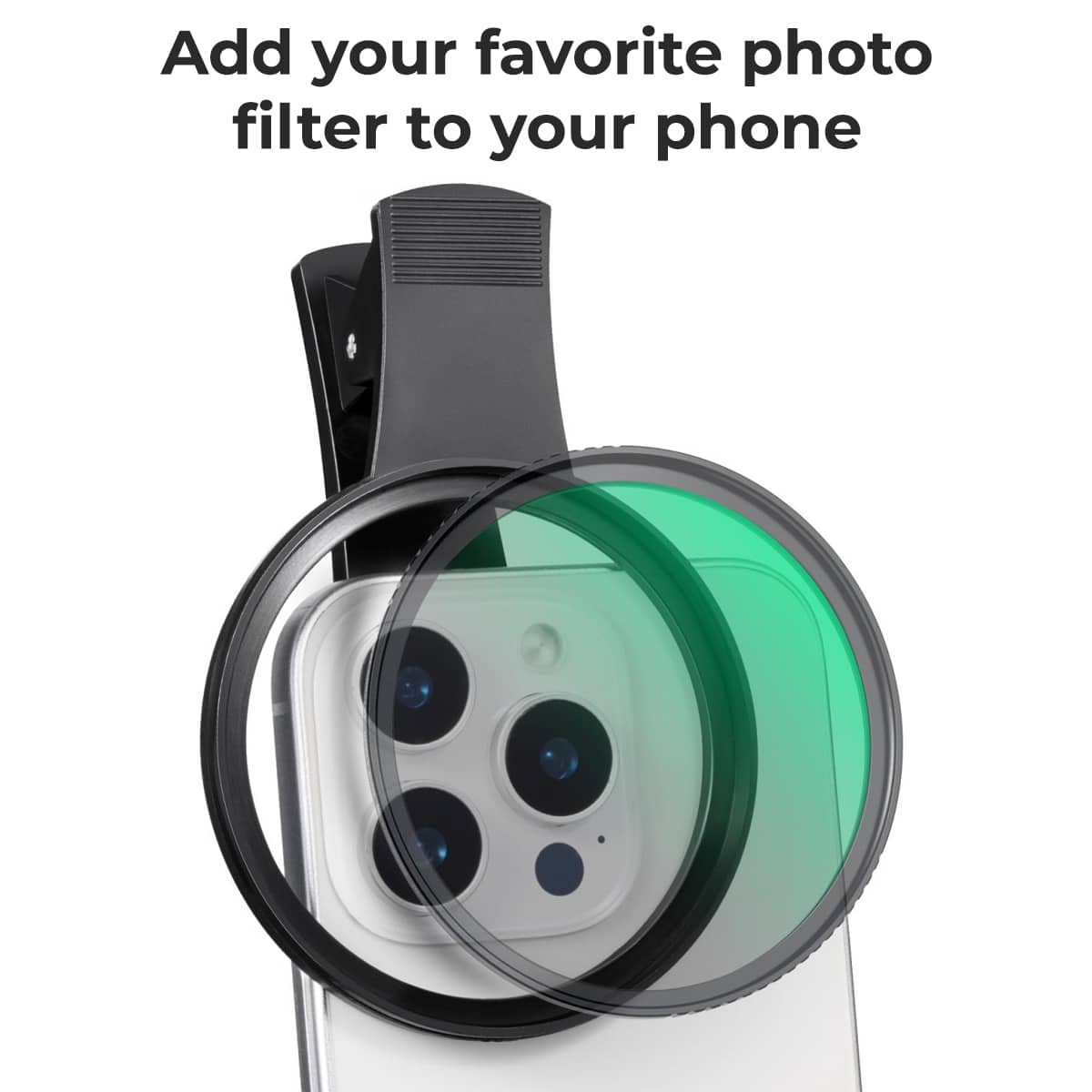 Clip-On Variable ND2-400 Filter for any Mobile Phone | Made by K&F Concept