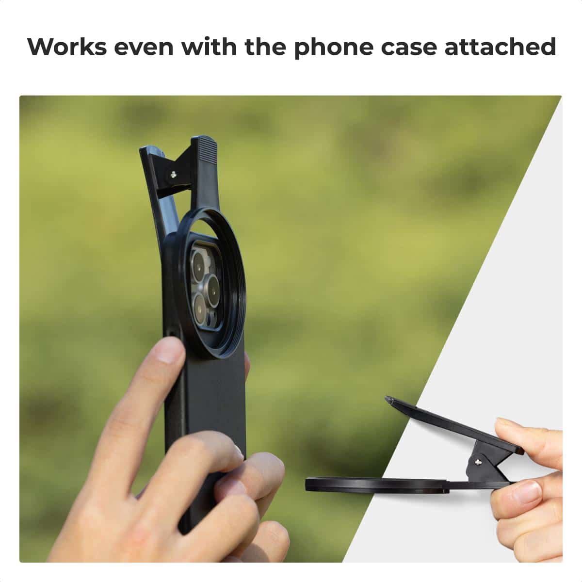 Clip-On Variable ND2-400 Filter for any Mobile Phone | Made by K&F Concept